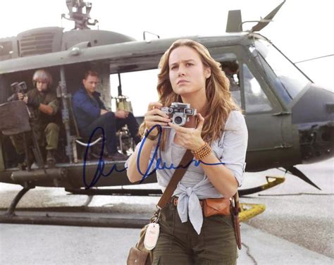 Brie Larson Kong Skull Island In Person Signed Photo Uacc 1879375158