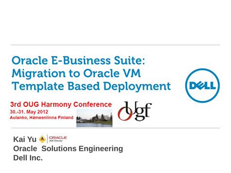 pdf oracle e business suite migration to oracle vm · pdf fileoracle