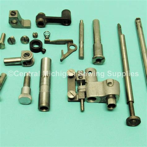Singer Sewing Machine Model 401a Presser And Needle Bar Parts Lot