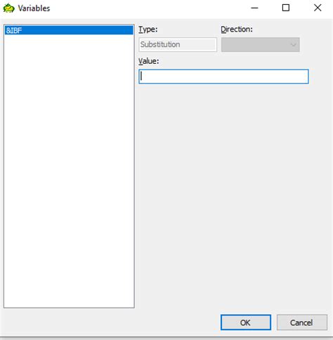 Plsql Remove Unidentified Bind Variable In Toad Popup Window Using Oracle Stack Overflow