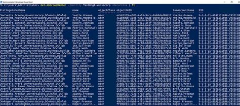 find group members via get adgroupmember powershell cmdlet
