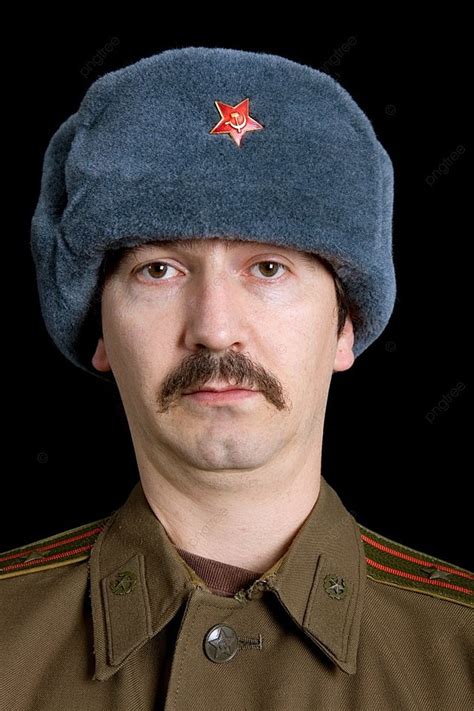 Young Man Dressed As Russian Military Photo Background And Picture For