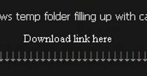 Windows Temp Folder Filling Up With Cab Files Imgur