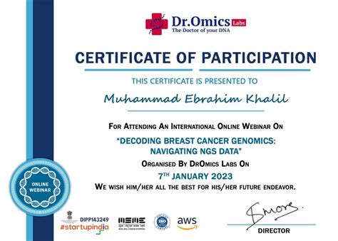 Thrilled To Announce My Recent Achievement Successfully Completing The Online Webinar On