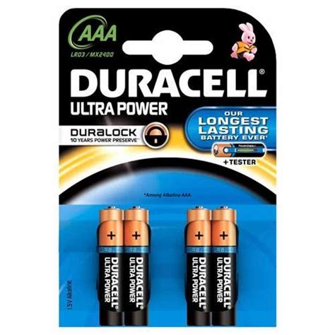 Duracell Ultra Power AAA Battery Voltage 1 5 V At Rs 24 Piece In Ghaziabad