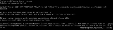 输入conda指令出现solving Environment： Failedsolving Environmentfailed Csdn博客