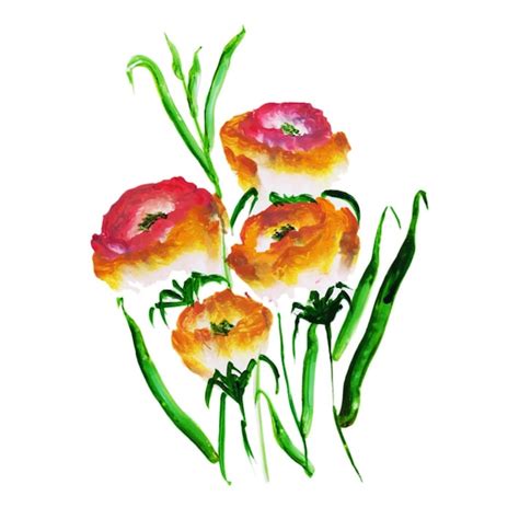 Water Flowrers Vetor Premium