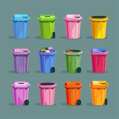 Premium Vector Sorting Garbage Clipart