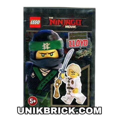 CÓ HÀng Lego Unik Brick Ninjago 471701 Lloyd Foil Pack Polybag Túi