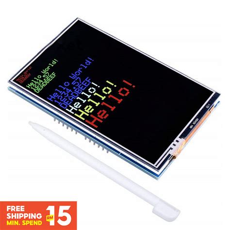 35 英寸 480320 Tft Lcd 模塊屏幕顯示 Ili9488 Arduino 控制器用於 Uno Mega 蝦皮購物