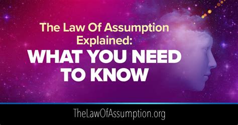 The Law Of Assumption Explained What You Need To Know The Law Of Assumption
