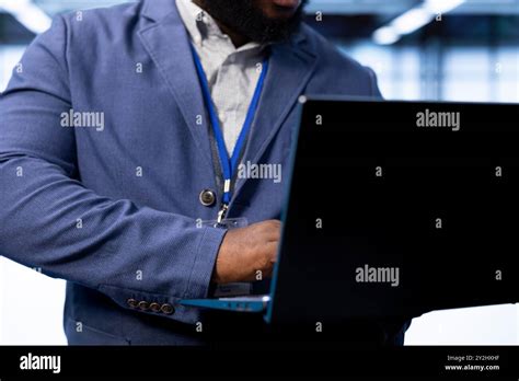 Admin In Data Center Implementing Backup Solutions To Protect Against Data Loss Using Laptop