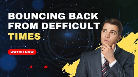 Conquering Hard Times Inspirational Strategies For Success Youtube