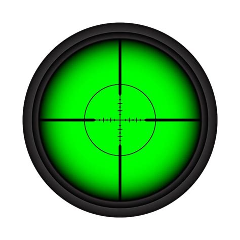 Premium Vector Weapon Night Sight Sniper Rifle Optical Scope Hunting