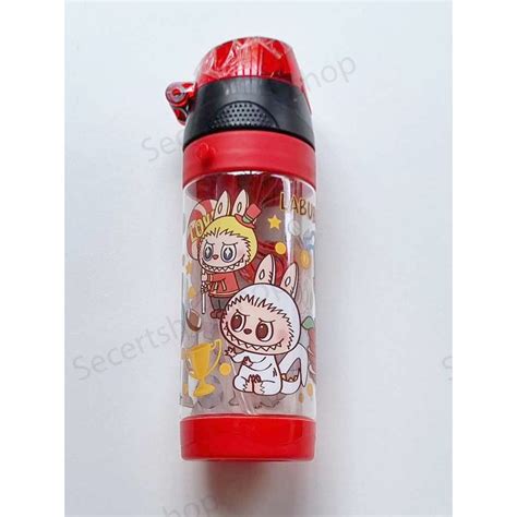 ออกใบกำกับภาษีได้ ขวดน้ำเด็ก Labubu กระบอกน้ำเด็ก ลาบูบู้ พร้อมหลอดดูดและสายสะพาย Shopee