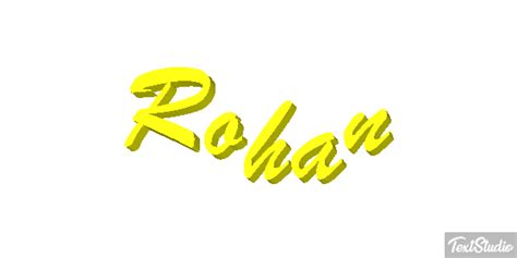 Rohan Name Animated  Logo Designs