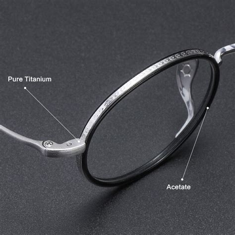 Shop Muzz Mens Full Rim Round Eyeglasses Lightweight And Durable
