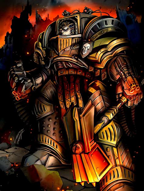 Perturabo Art By Laura Vazquez 40k Gallery