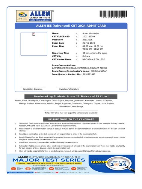 2 Allen Tests Cbt 25th February 2024 Major Pdf Authentication Access Control