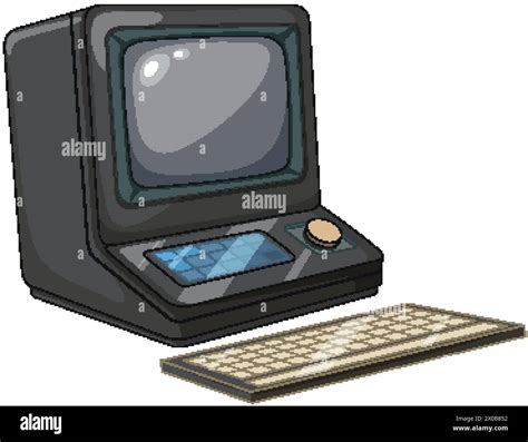 Vector Graphic Of An Old Fashioned Personal Computer Stock Vector Image Vector Graphic Of An Old Fashioned Personal Computer Stock Vector Image
