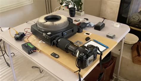 Digitize Your Old Slides With A Modern Dslr Camera Arduino Blog