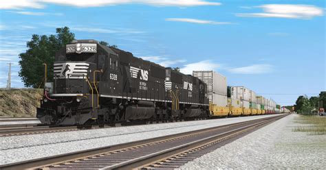 Trainz 22 Ns Sd40e Helper Duties By Trainzrailfangam1066 On Deviantart