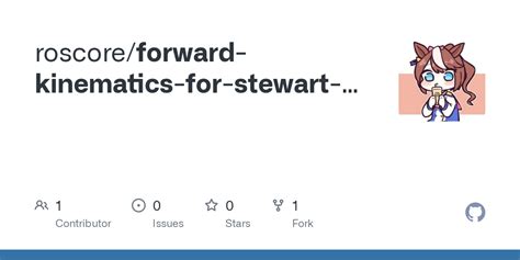 Github Roscoreforward Kinematics For Stewart Platform