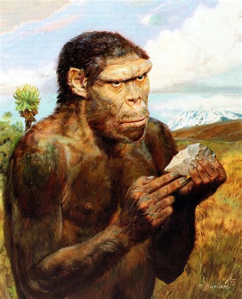Image Zdenek Burian Homo Erectus Pictorial Art