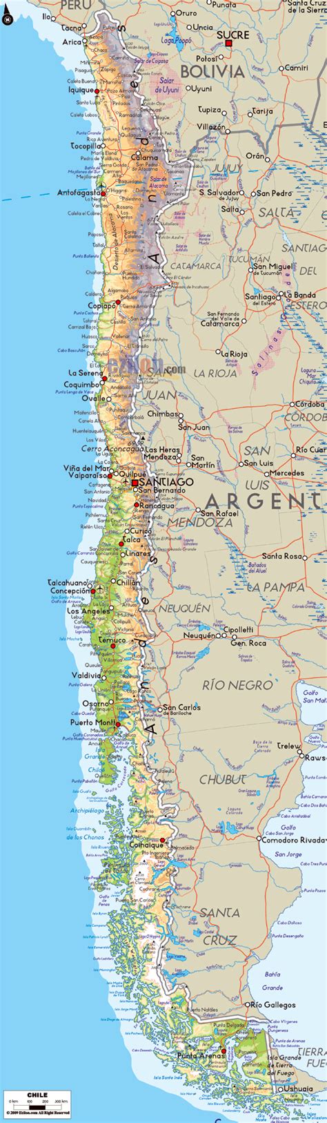 Chile Geografa Mapa Geografía De Chile Kvnazu
