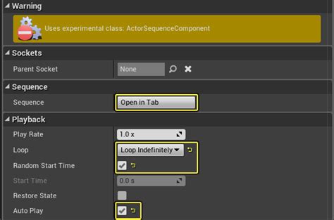 Sequencer Blueprint Component In Unreal Engine Unreal Engine 56