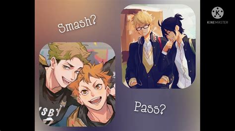 Haikyuu Smash Or Pass Couples And Singles New Youtube