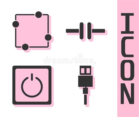 Set Usb Cable Cord Electric Circuit Scheme Electric Light Switch And Electric Circuit Scheme