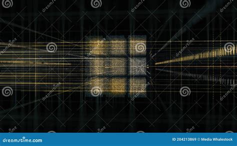 The Concept Of Visualization Of Artificial Intelligence Animation Abstract Shimmering 3d