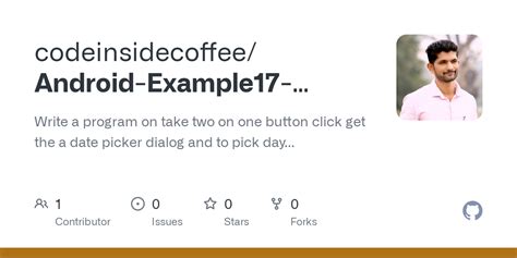 Github Codeinsidecoffeeandroid Example17 Date And Time Picker