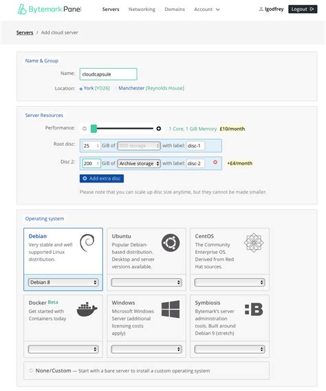 Configuring Time Machine To Backup To Your Bytemark Cloud Server