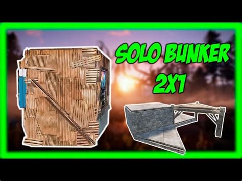 Solo RUST BUNKER X BASE DESIGN YouTube