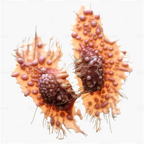 Cancer Cell Tumor Blender 3d Model