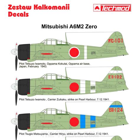 A6m2 Zero Decal Sheet