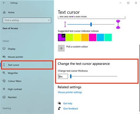 Making The Text Cursor Easier To See In Windows 10 Abilitynet