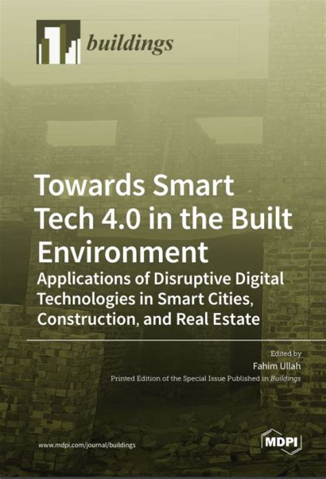 Our Reprint On Smart Tech 40 In The Built Environment Mdpi Books