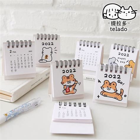 Jimo Animal Mini Desktop Calendar 2022 Ide Kemasan Menulis Ide Ide