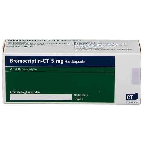 Bromocriptin Ct 5 Mg Hartkapseln 100 St Mit Dem E Rezept Kaufen Shop