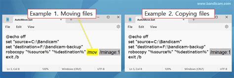 Automatically Backup Files To An External Drive Bandicam