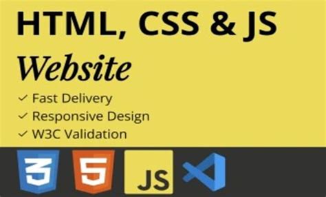 develop responsive website with html css and javascript by ahmad w fiverr