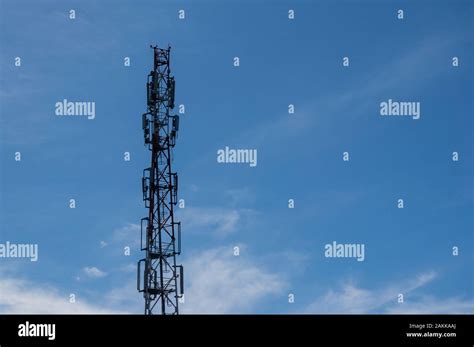 Cellular Communication Tower A System Complex Of Transceiver