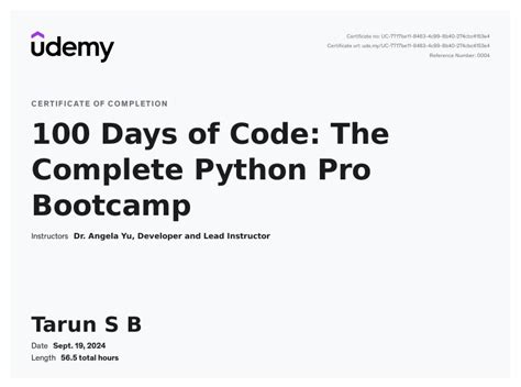 Tarun S B On Linkedin Python Fullstackdeveloper Projects Hardwork Udemy