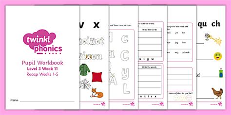 Recap Level Week Workbook