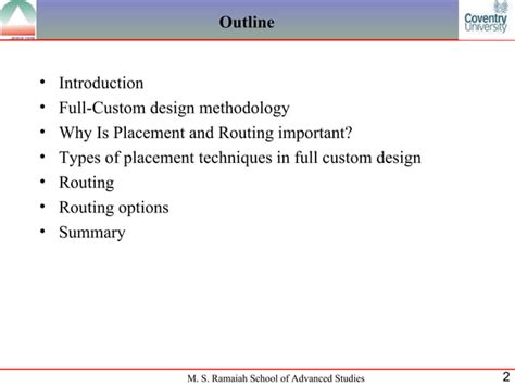 Placement And Routing In Full Custom Physical Design Ppt