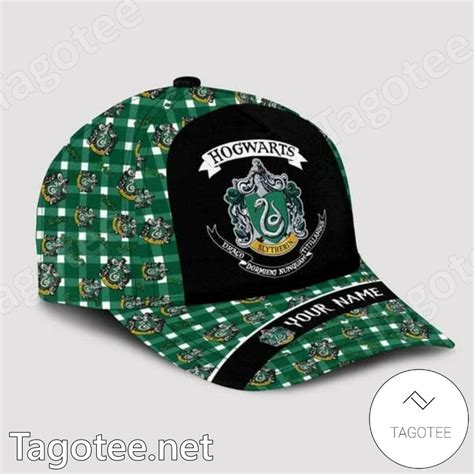 Harry Potter Hogwarts Slytherin Personalized Cap Tagotee