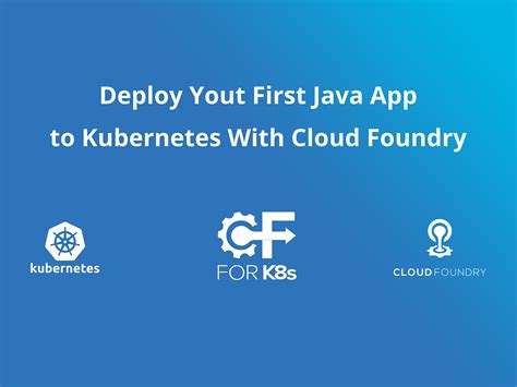 Deploy A Java Application To Kubernetes With Cloud Foundry Cloud Foundry Foundation Medium